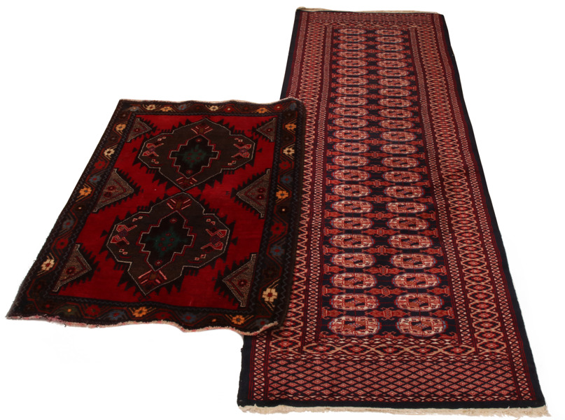 Handknutna mattor 2st, orientaliska | Auktion