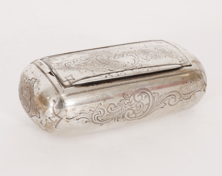 Snusdosa i silver, 1800-tal | Auktion
